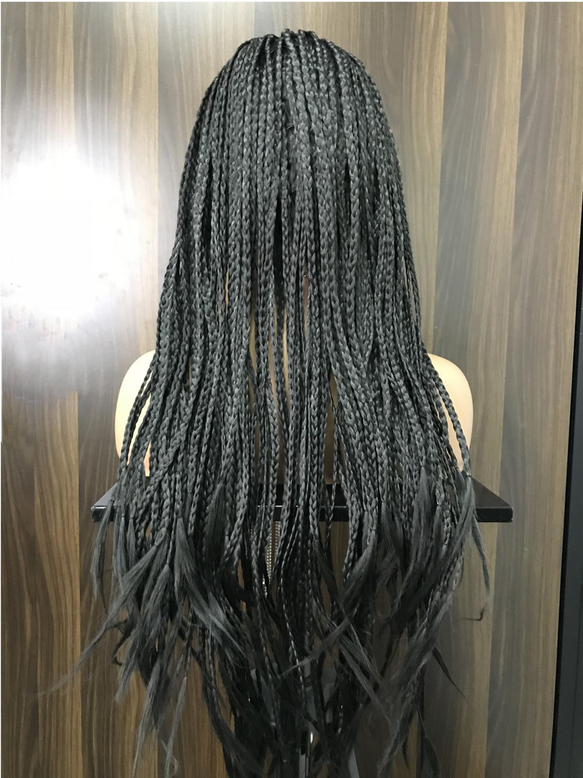 Long Hand Braid Lace Front Wig -Eve - Home - WigsGal