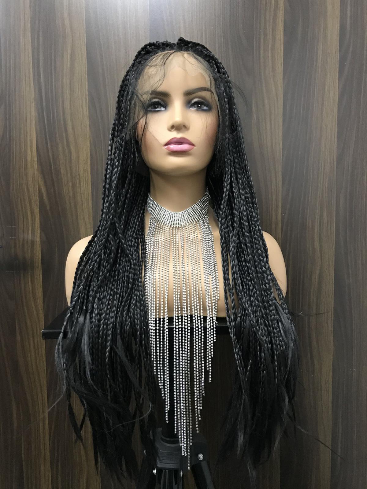 Long Hand Braid Lace Front Wig -Eve - Home - WigsGal