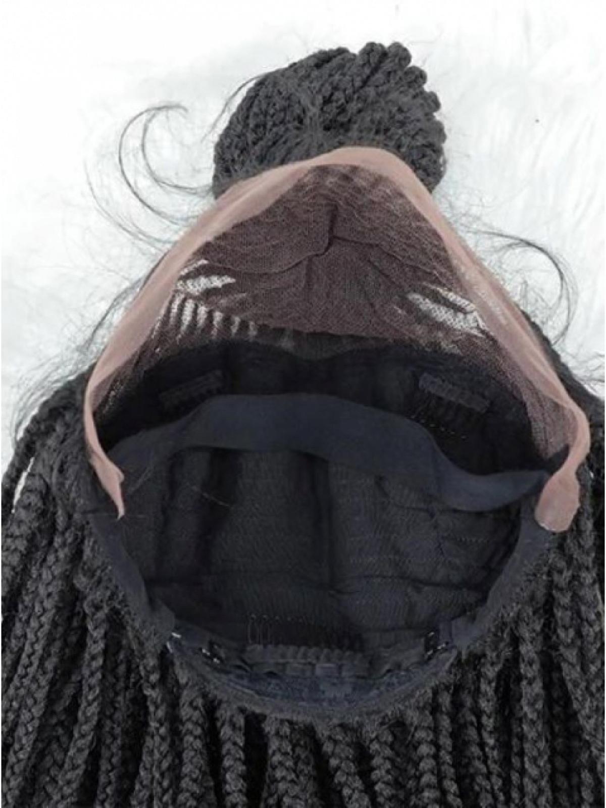 Lace Front Wig Long Box Braid Wig-Irene - Home - WigsGal